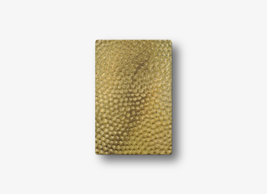 Hammered Brass | Unique Metal Finishes by Metal Fabrik